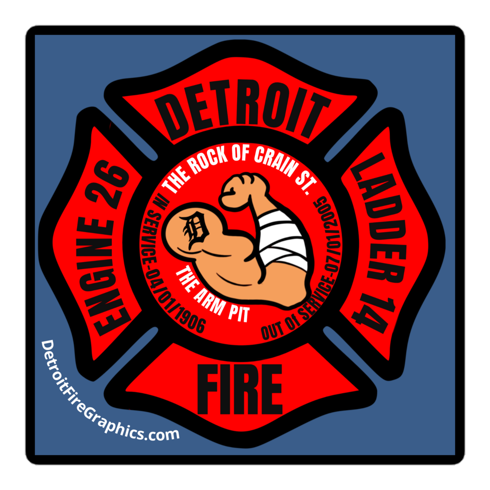 The Arm Pit sticker – Detroit Fire Graphics